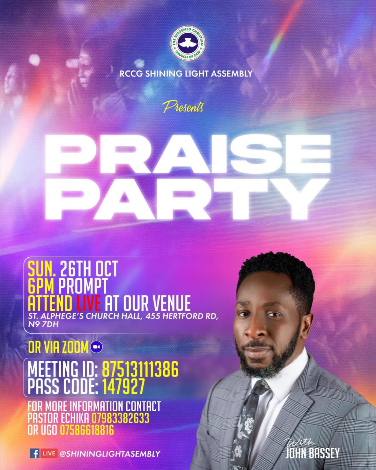 Praise Party - October 2025 - RCCG Shining Light Assembly, Edmonton, London